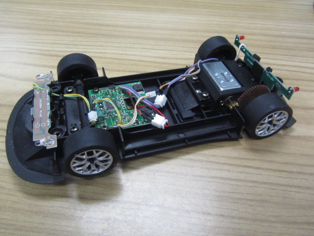 Carrera D124 Complete Ferrari 458 Rolling Chassis, BLACK WHEELS, 23838