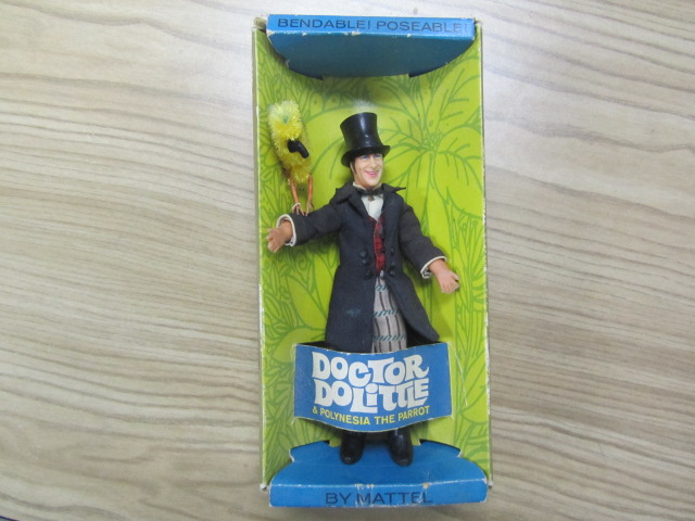 1967 Mattel Toy 6" DR. DOLITTLE Doolittle & Polynesia The Parrot Box 4