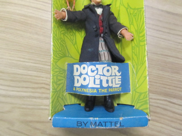 1967 Mattel Toy 6" DR. DOLITTLE Doolittle & Polynesia The Parrot Box 4