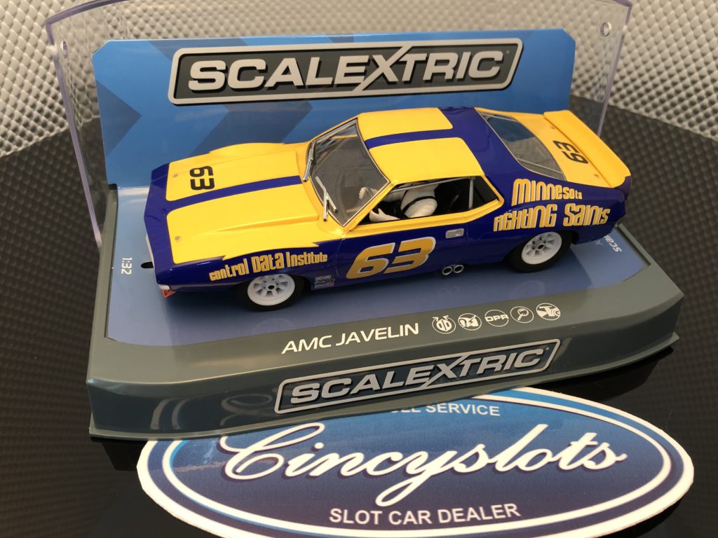 Scalextric C3876 AMC Javelin SCCA Trans Am 1972 Bill Collins Slot Car