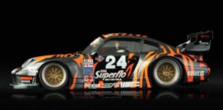 Revo Slot RS0004 Porsche 911 GT2 Revo Slot Tiger Superflo #24 Tim Vargo.