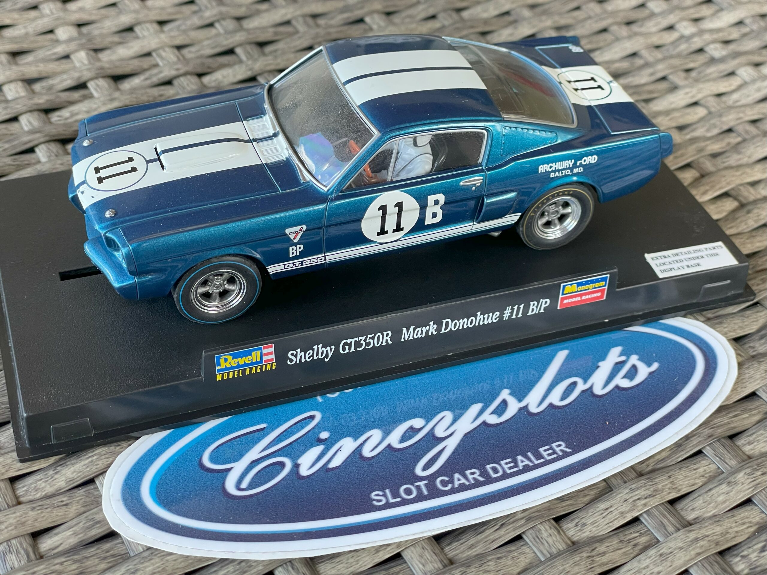 Revell Monogram 85-4889 Shelby GT350R Mark Donohue #11 Mustang, Lightly ...