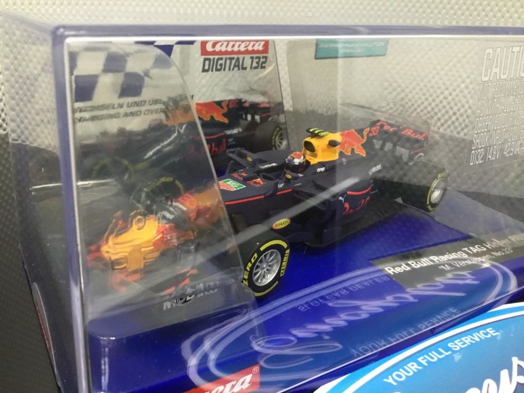Carrera D132 30818 Max Verstappen Red Bull TAG Heuer F1 1/32 Slot Car.