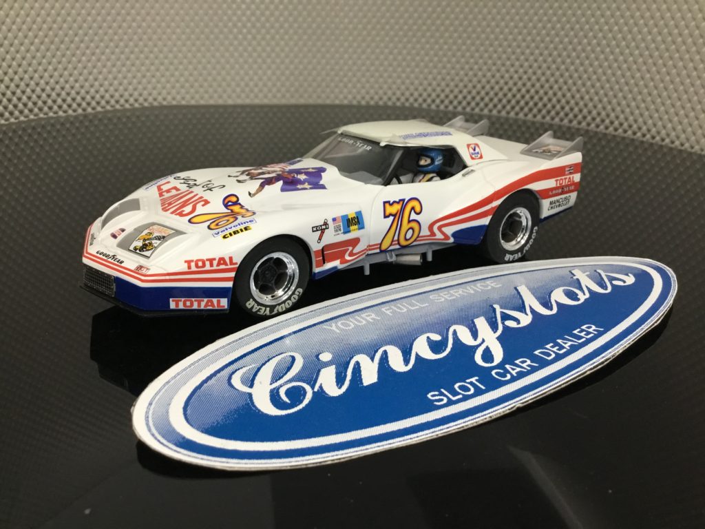 Monogram Revell 4863 Greenwood Corvette #76 1/32 Slot Car. NEW No Box.