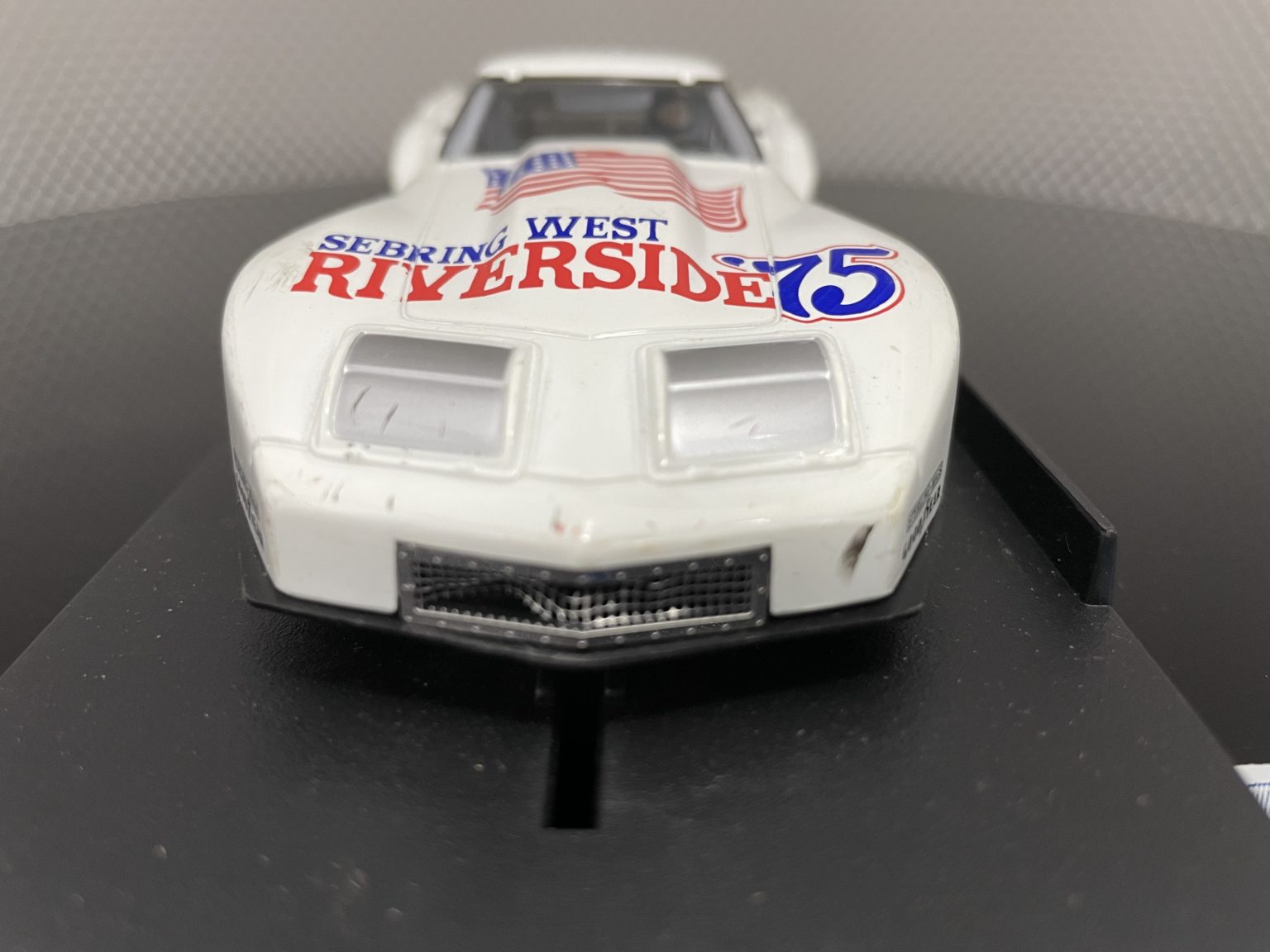 Revell Monogram Greenwood Corvette #75 1/32 Slot Car Used.