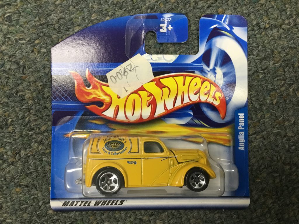 Hot Wheels European Card Anglia Panel. Box 4