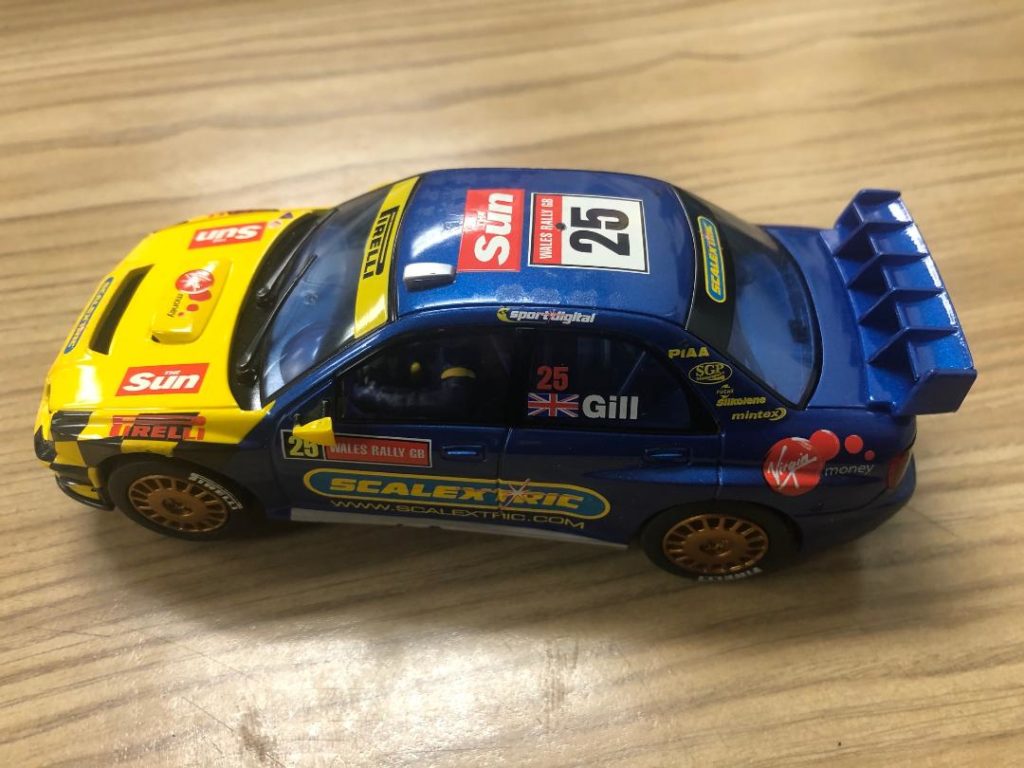 Scalextric Subaru Impreza Used.