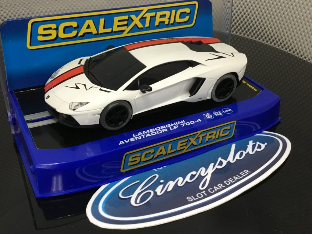 Scalextric C3526 Lamborghini Aventador. Lightly Used.