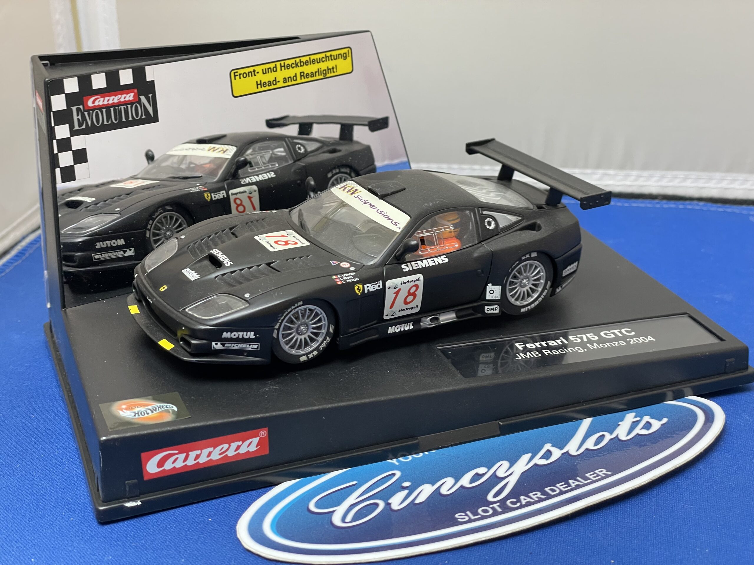 Carrera Evolution 25752 Ferrari 575, Lightly Used 1/32 Slot Car.