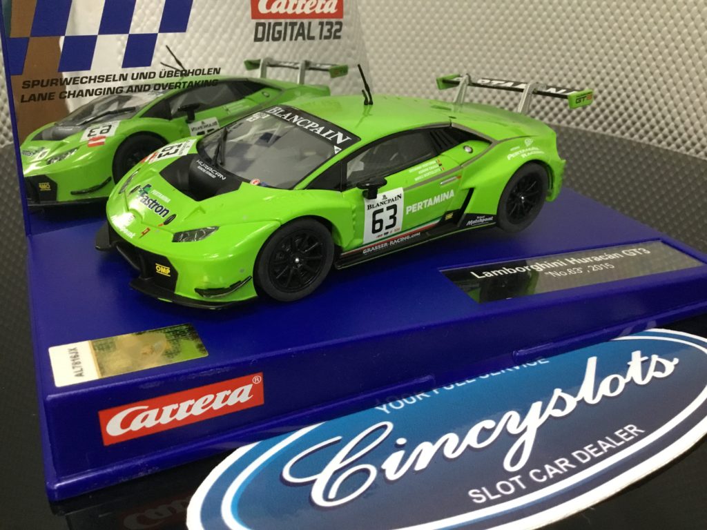 Carrera D132 30765 Lamborghini Huracan. Lightly Used.