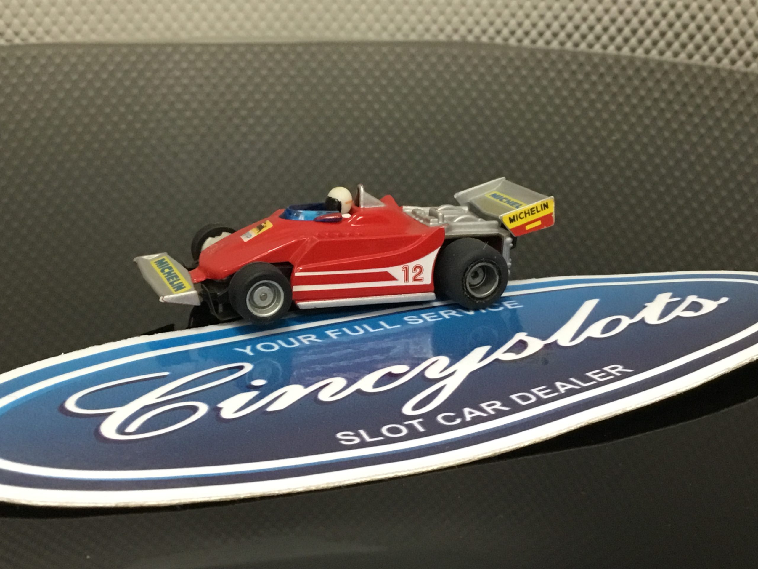 Tyco Ferrari AGIP Michelin #12 Indy F1 HO SLOT CAR. USED