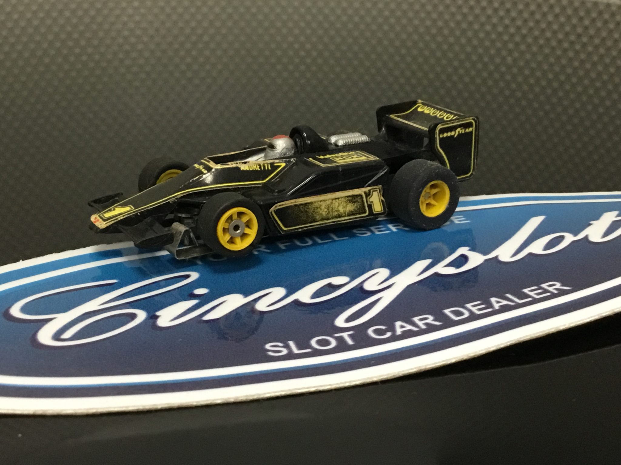 Aurora AFX Andretti Indy F1 HO SLOT CAR. USED WORKING G-Plus