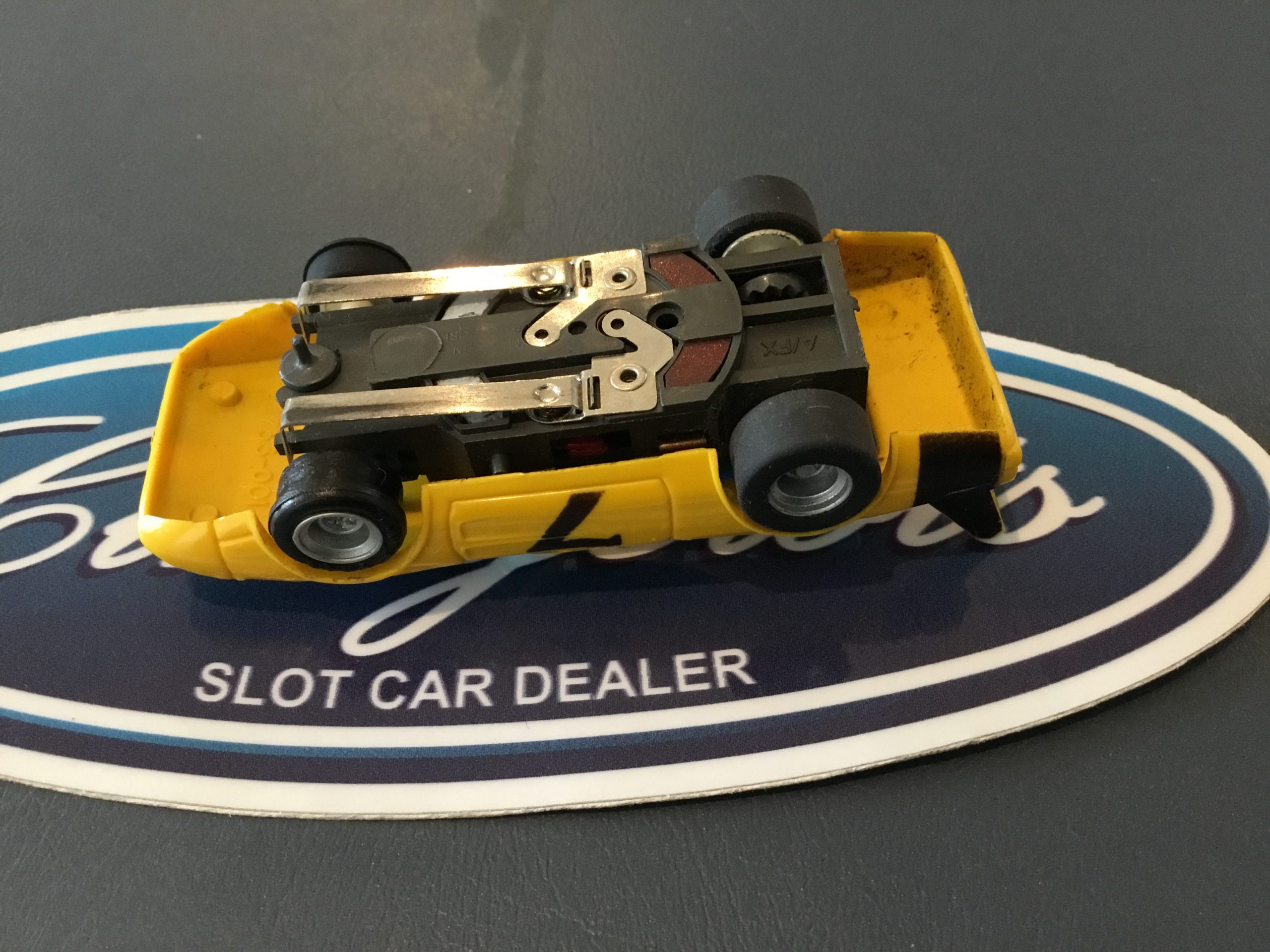 AFX Dodge Superbird Yellow #7 used.