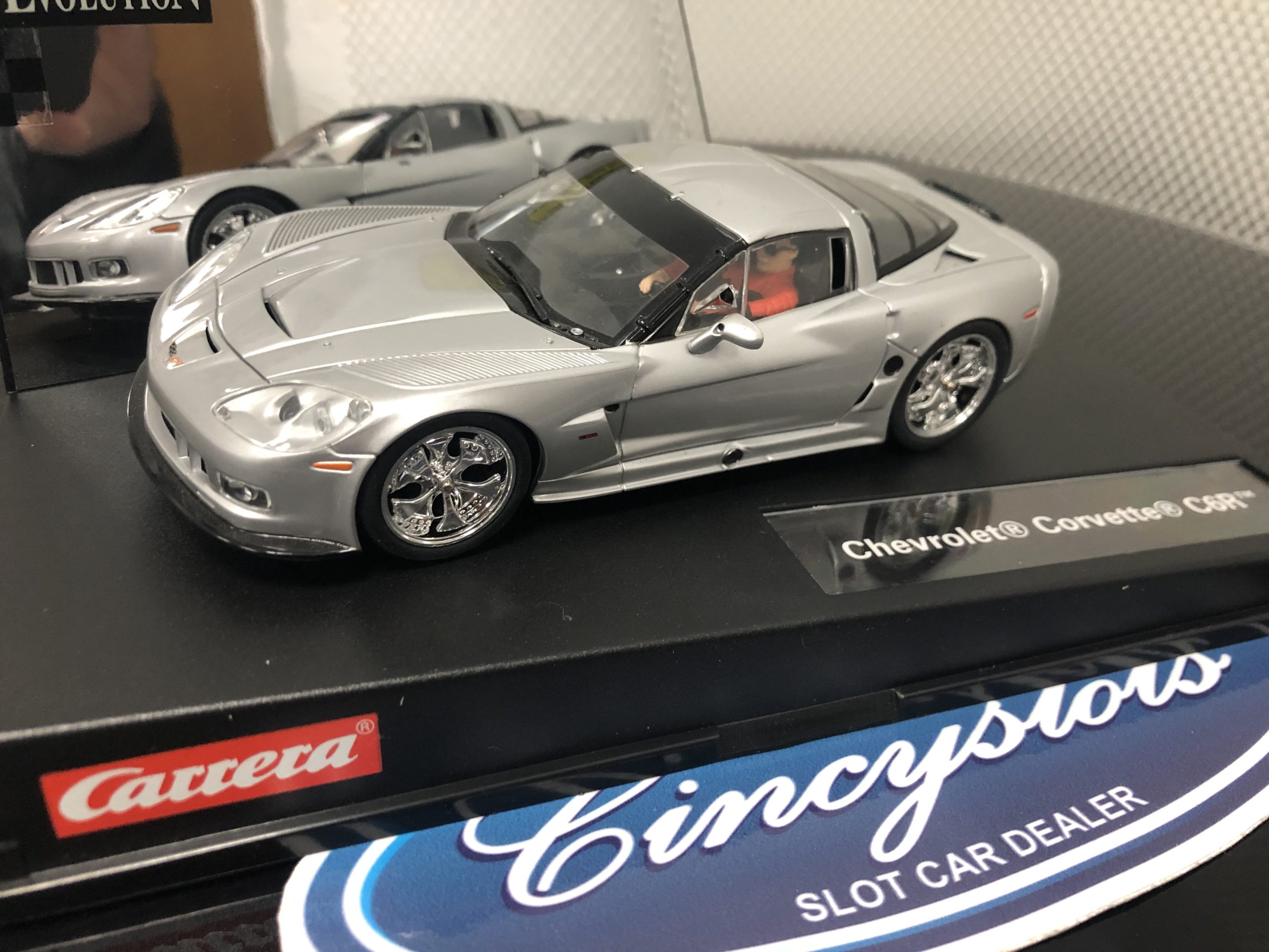 Carrera Evolution 27135 Chevrolet Corvette, Lightly Used.