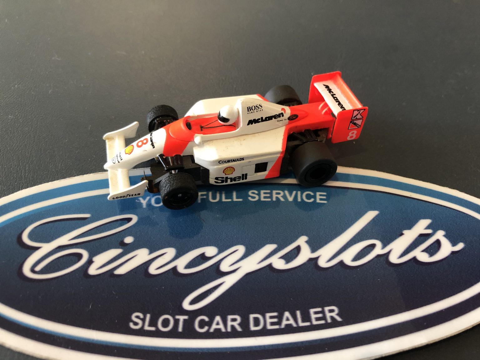 TYCO McLaren F1 Indy Shell HO, Used.