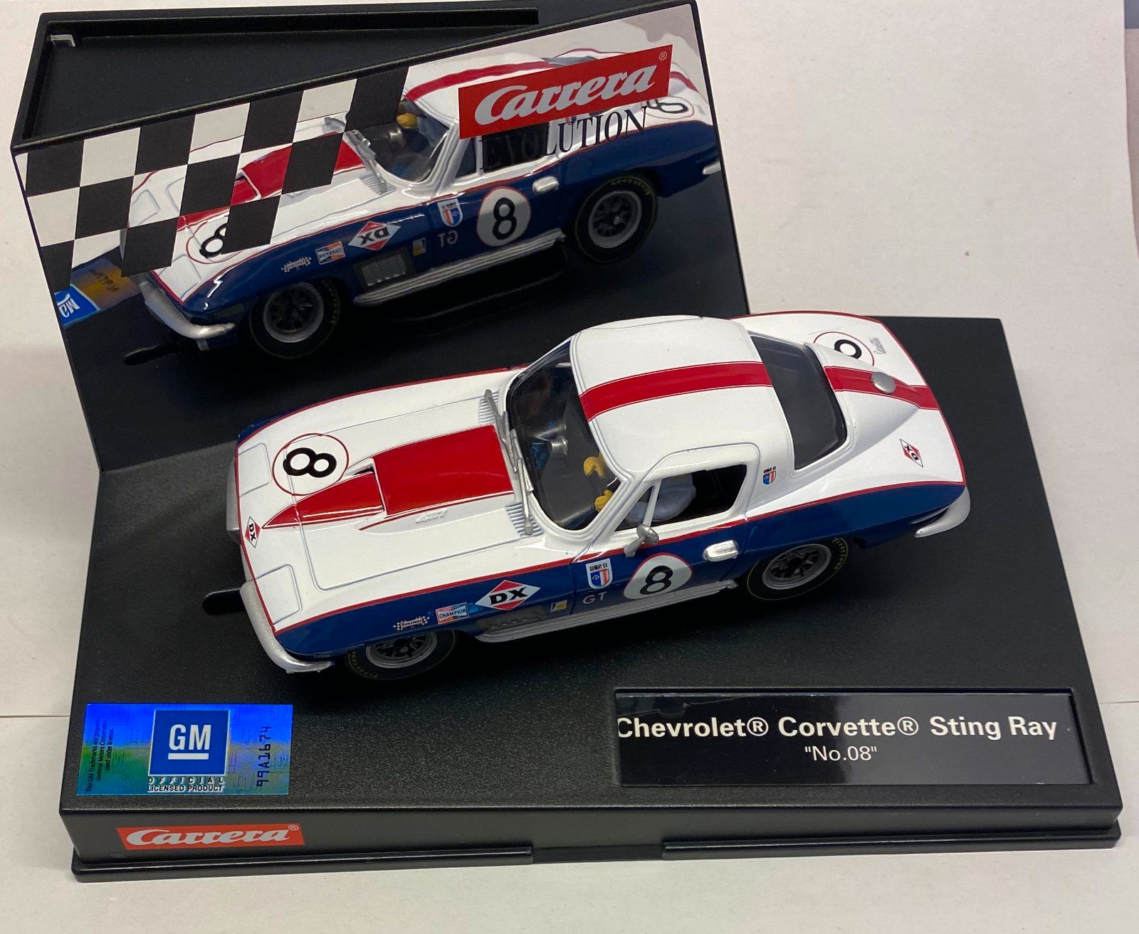 Carrera Evolution 27524 Corvette Stingray 1/32 Slot Car, LIGHTLY USED.