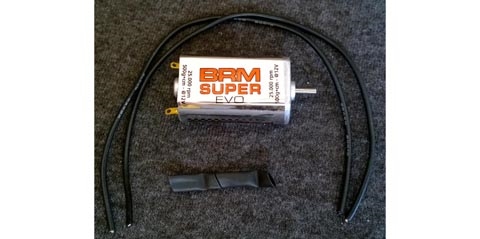 BRM BRMS-033SE Super EVO Higher Performance Racing Motor with lead wires.