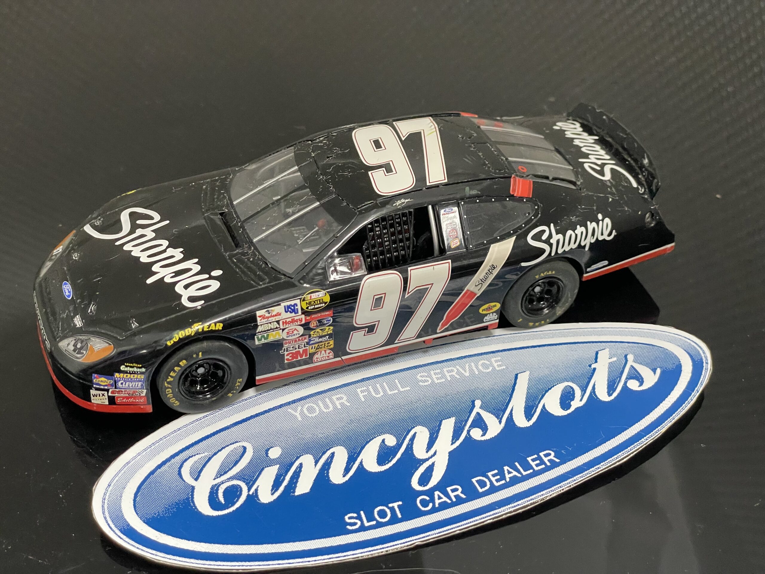Scalextric Sharpie Nascar Used.