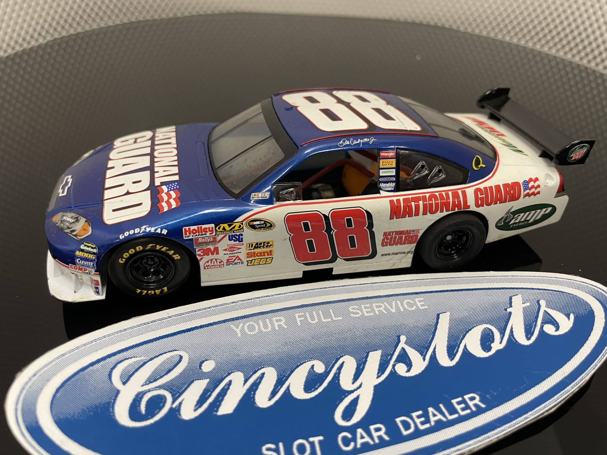 Scalextric National Guard Nascar Used.