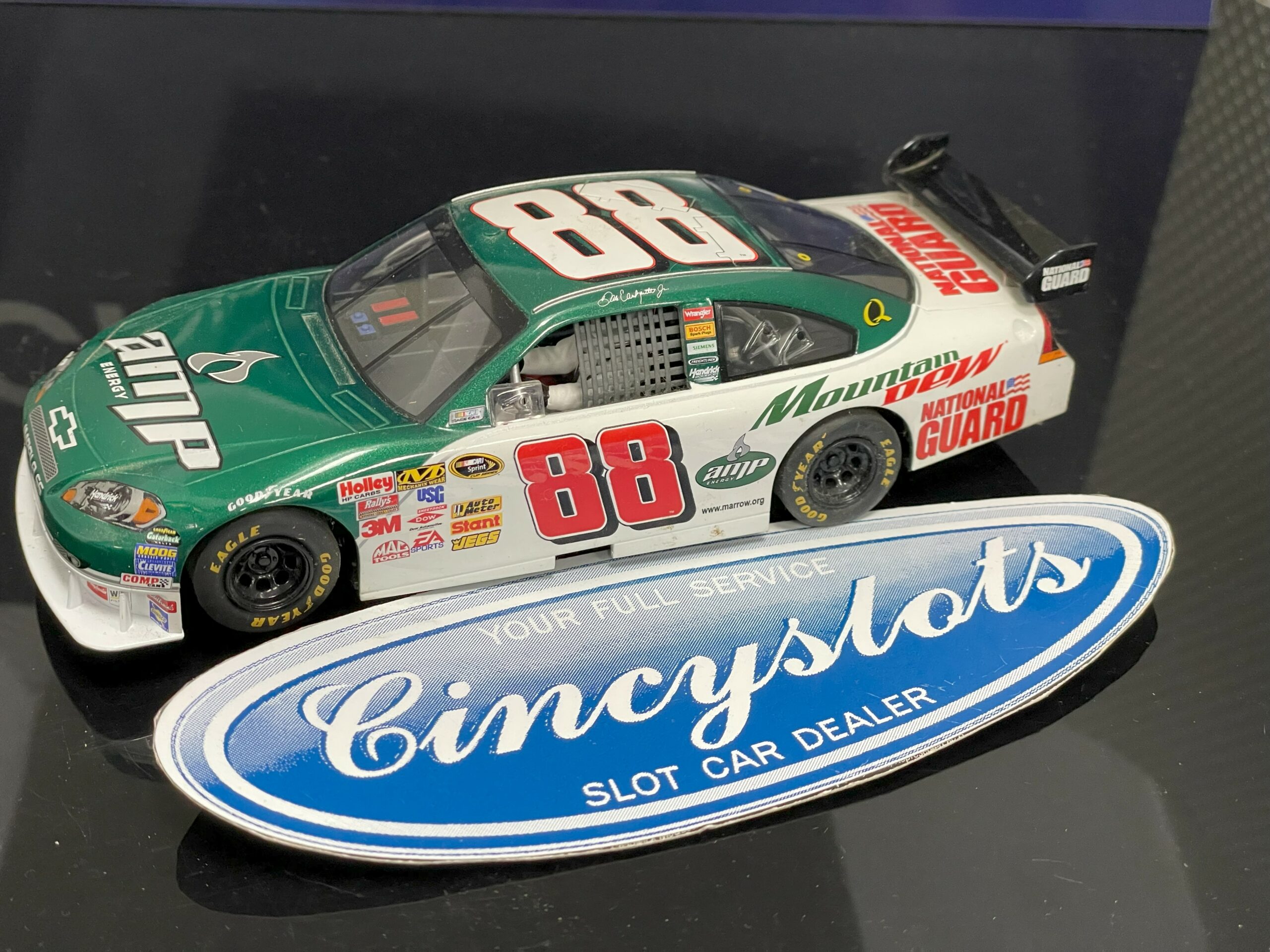 Scalextric Mt Dew AMP Nascar Lightly Used.