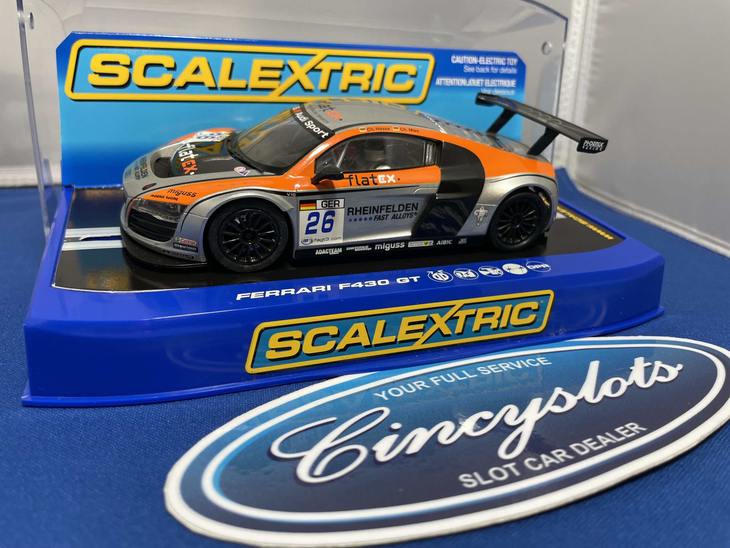 Scalextric Audi R8 FlatEx Used