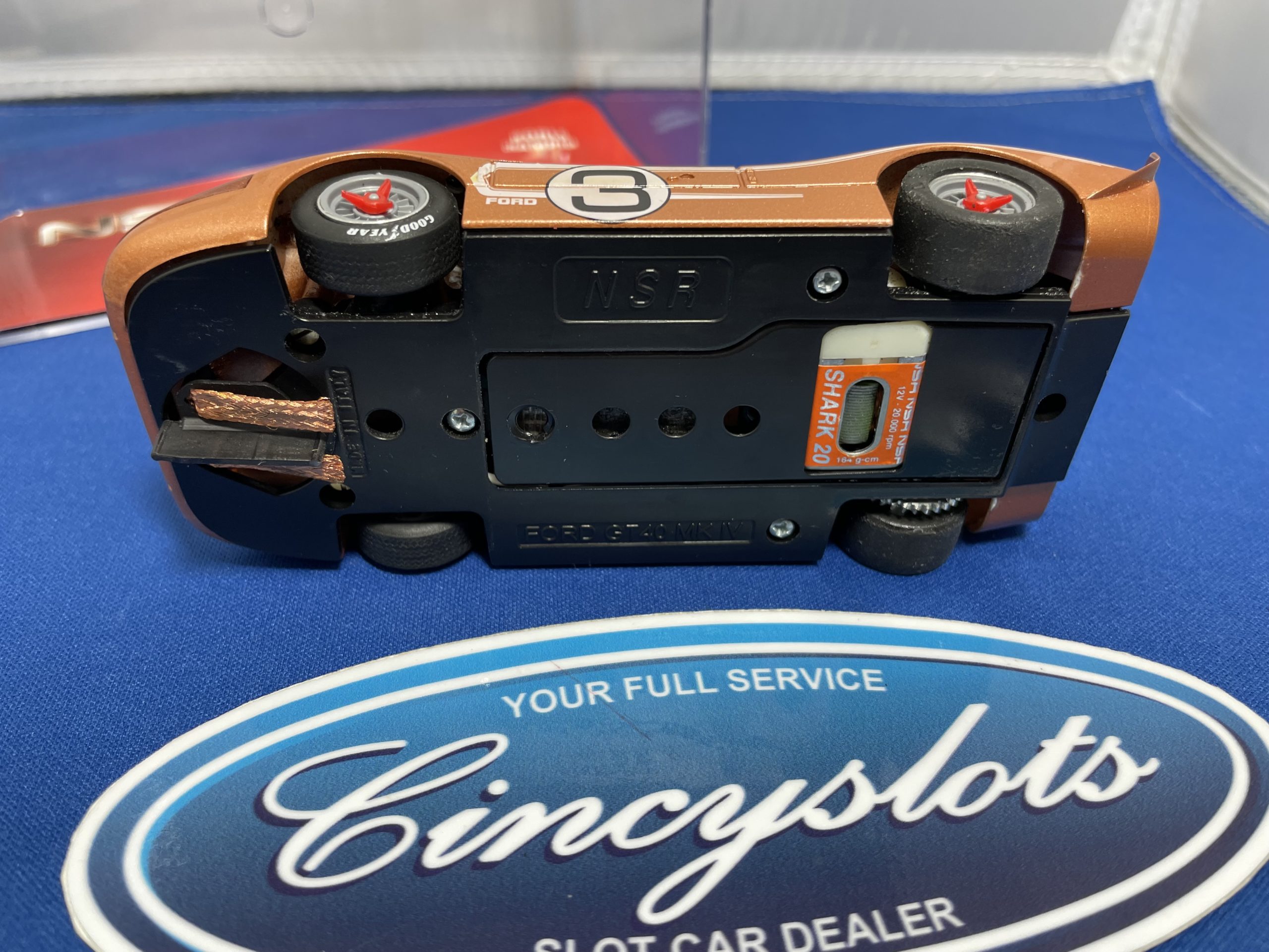 NSR Used 1118 Limited Edition Ford Mark IV 1/32 Slot Car.