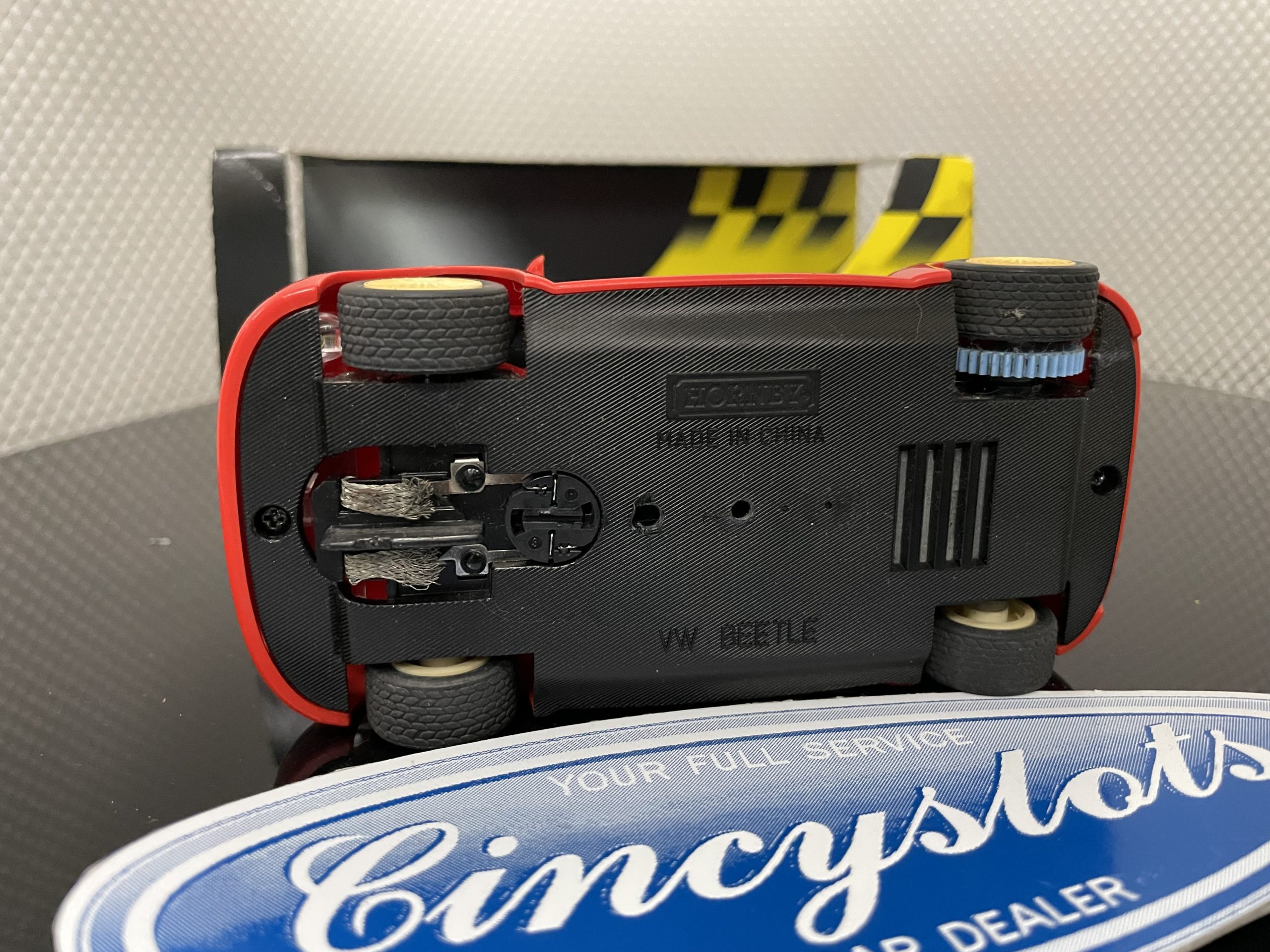 Scalextric C2233 Volkswagen Beetle Pirelli Used 1/32 Slot Car.