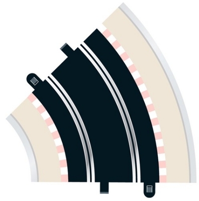 Scalextric C8206 R2 Standard Curve 45° x 2