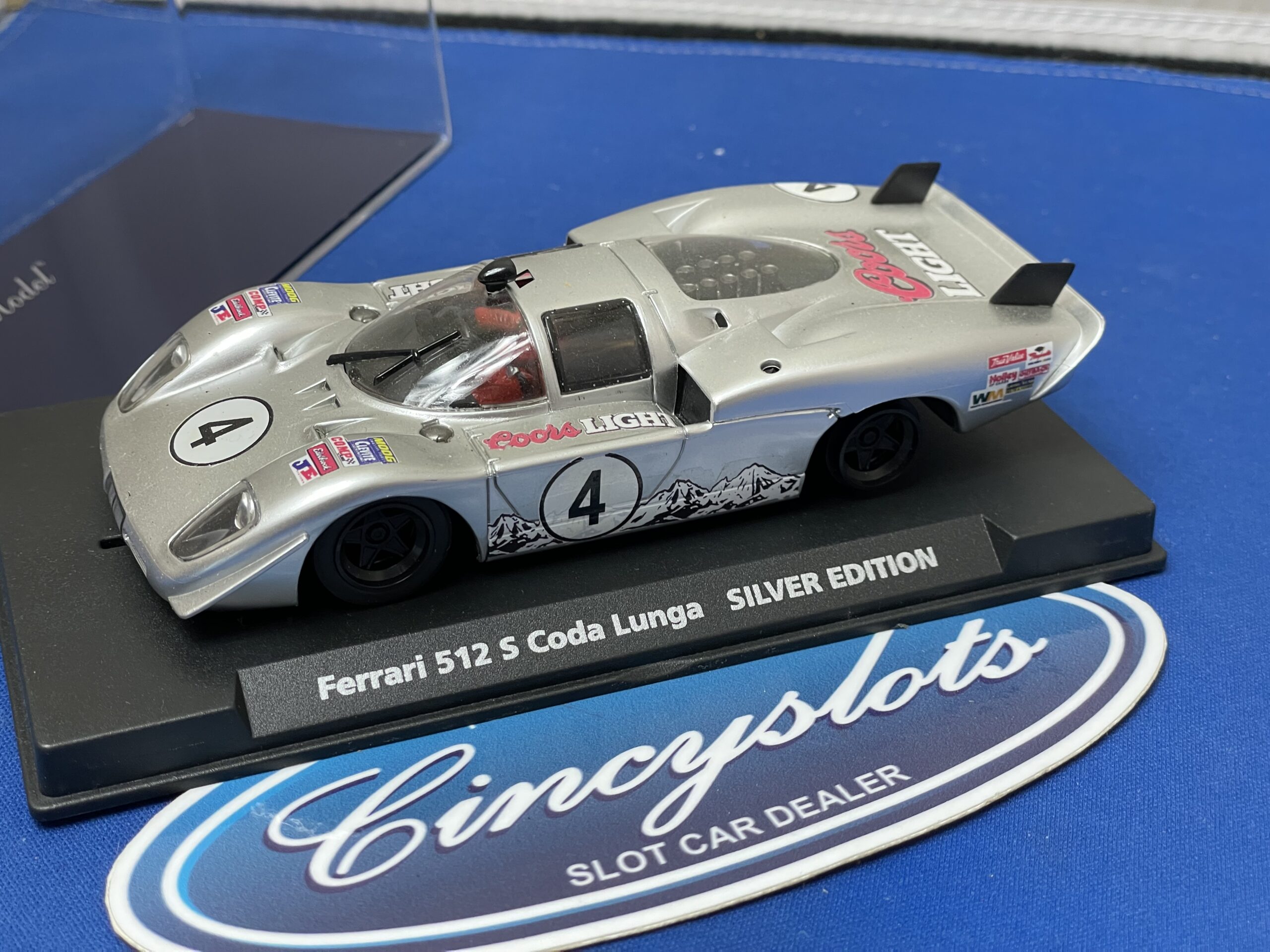 FLY C73 Custom Ferrari 512S Used 1/32 SLOT CAR.