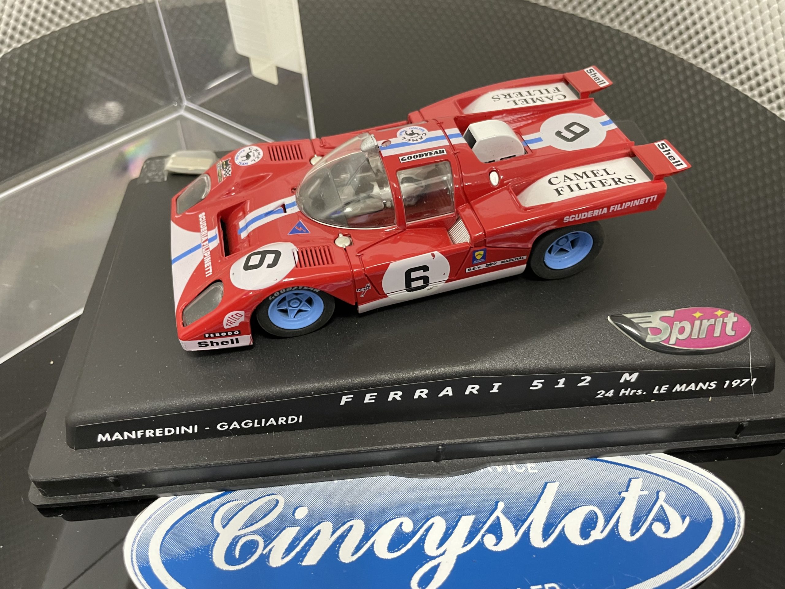 Spirit SPI206 Ferrari 512M 1/32 Slot Car. Lightly Used.