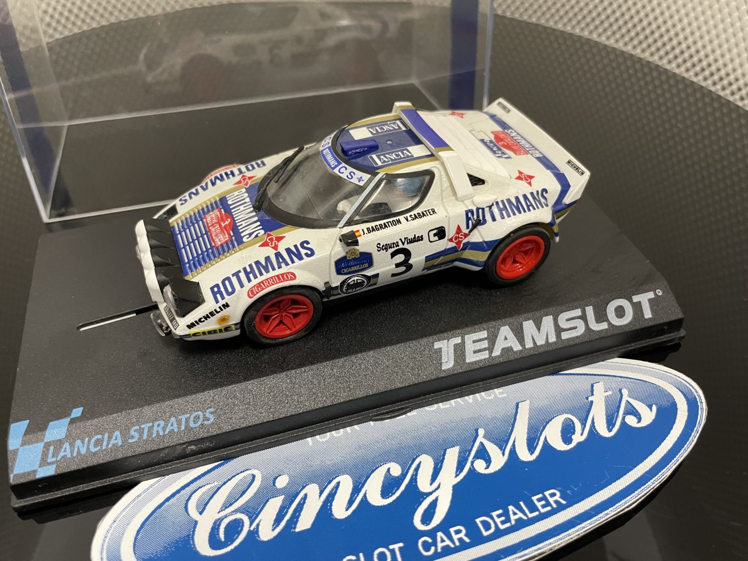 Team Slot 11507 Lancia Stratos 1/32 Slot Car. Lightly Used