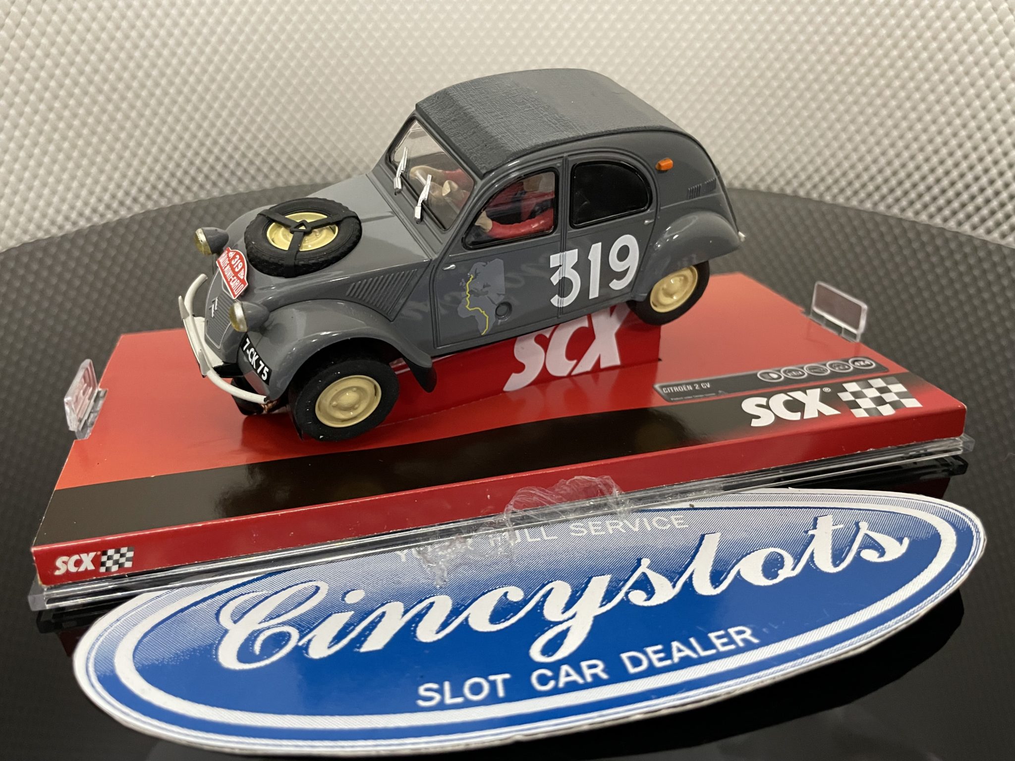 SCX A10068X300 Citreon 2CV 1/32 Slot Car, Lightly Used.