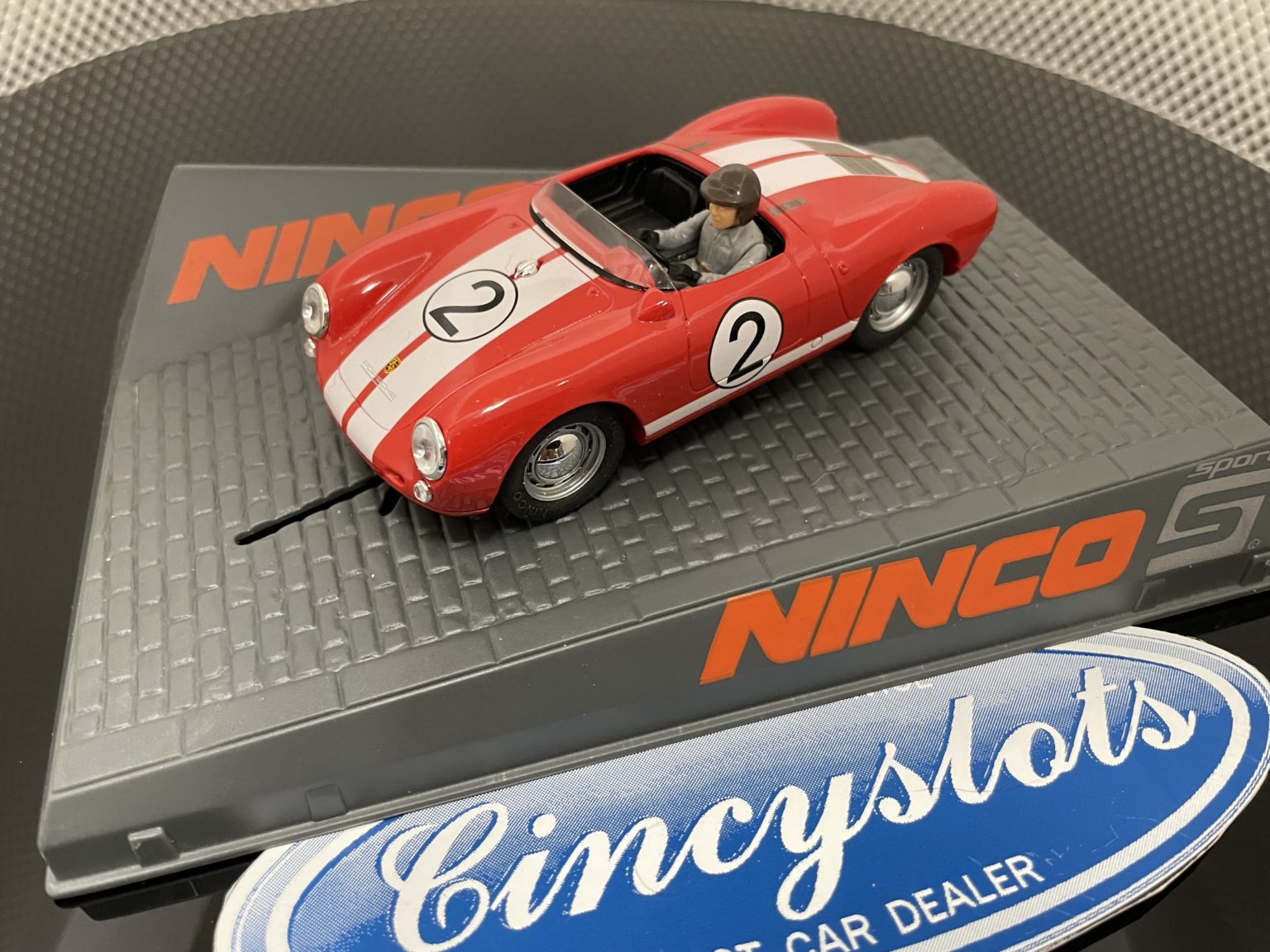 Ninco 50601 Porsche 550 Spyder 1/32 Slot Car, Lightly Used.