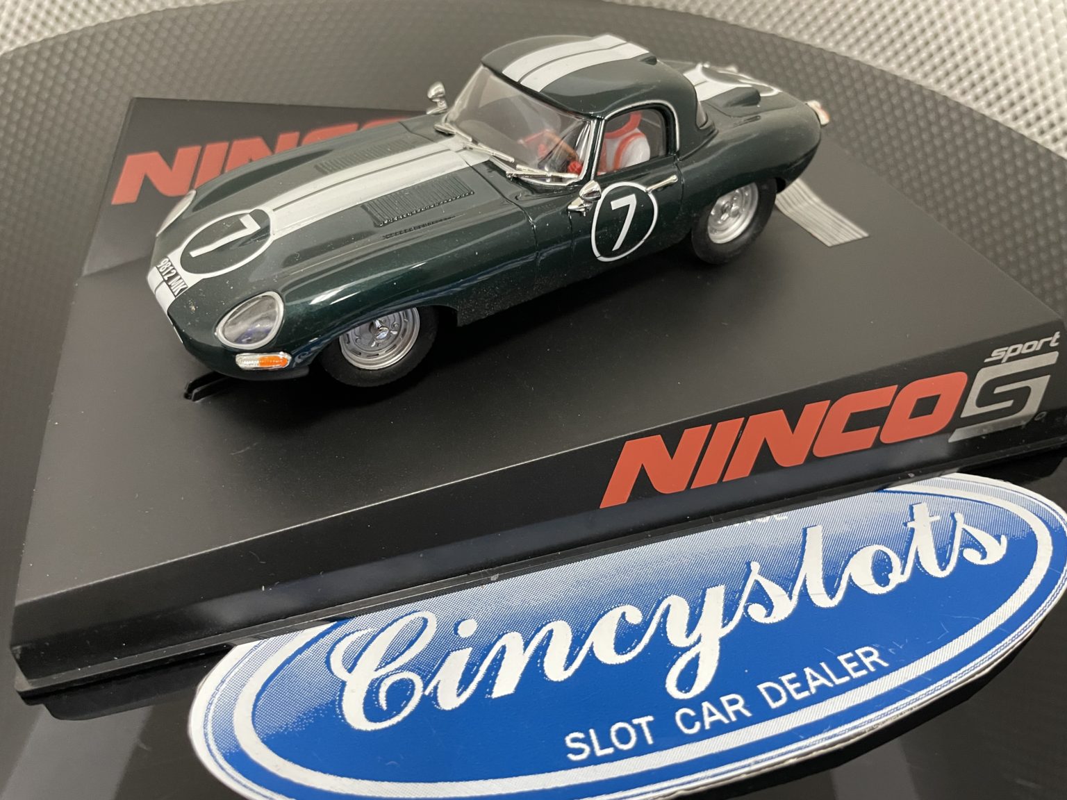 Ninco 50599 Jaguar E-Type 1/32 Slot Car, Lightly Used