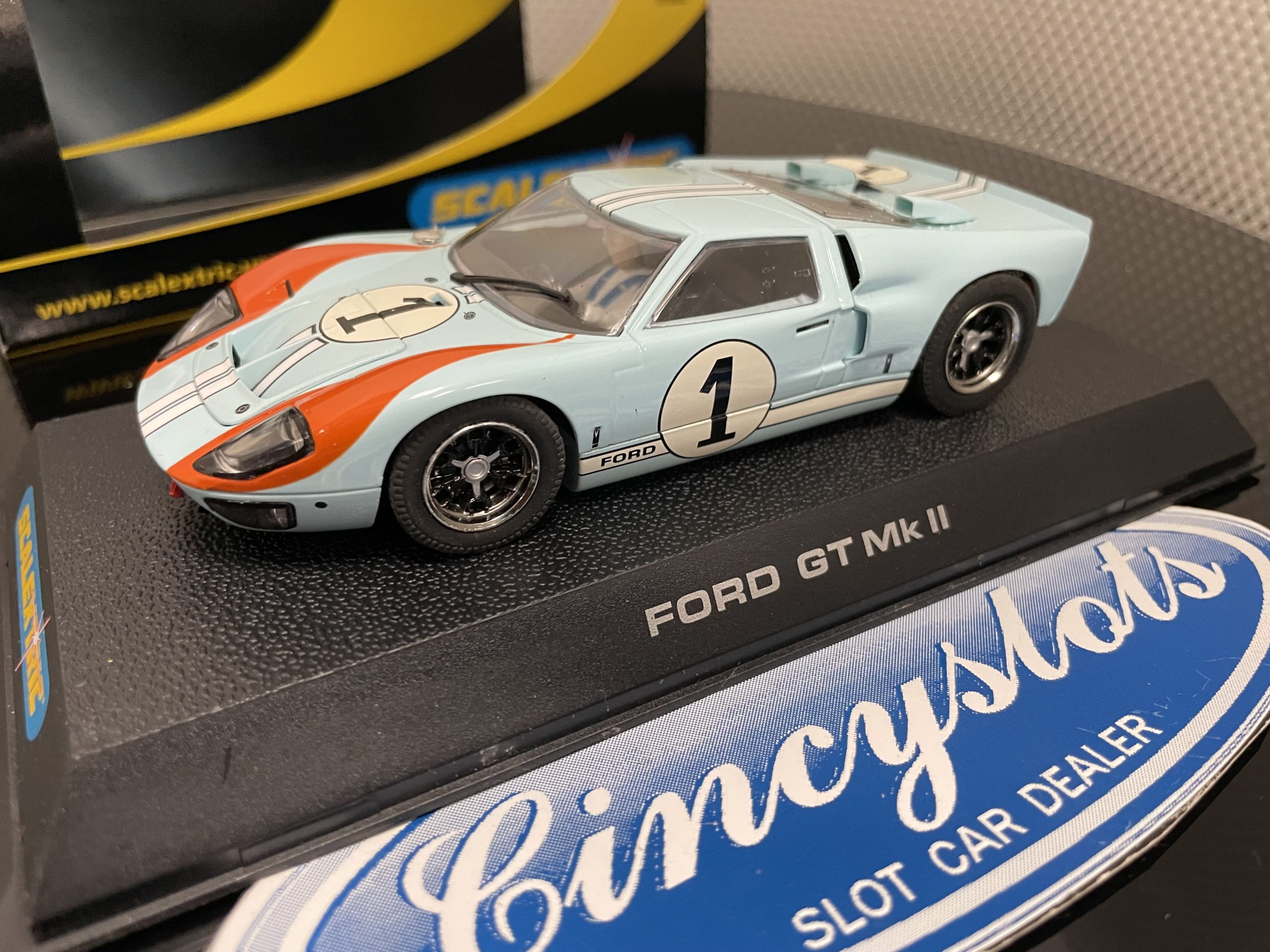 Scalextric C2464 Ford GT40 1/32 Slot Car Lightly Used.