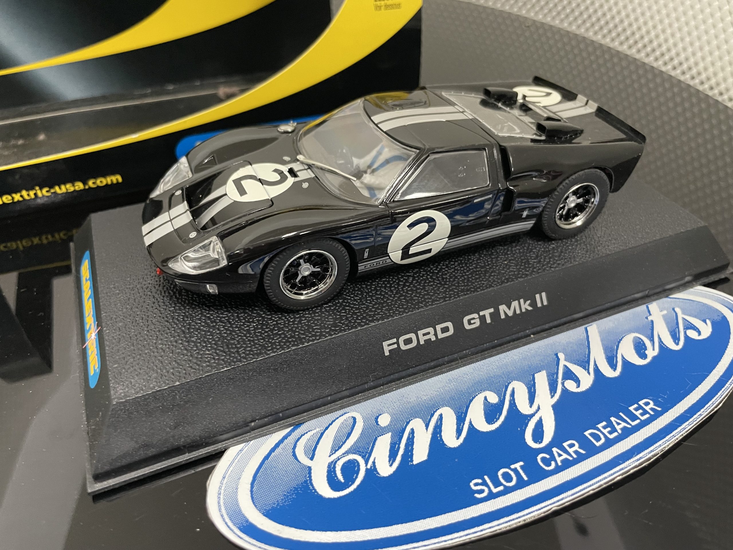 Scalextric C2463 Ford GT40 1/32 Slot Car Lightly Used.