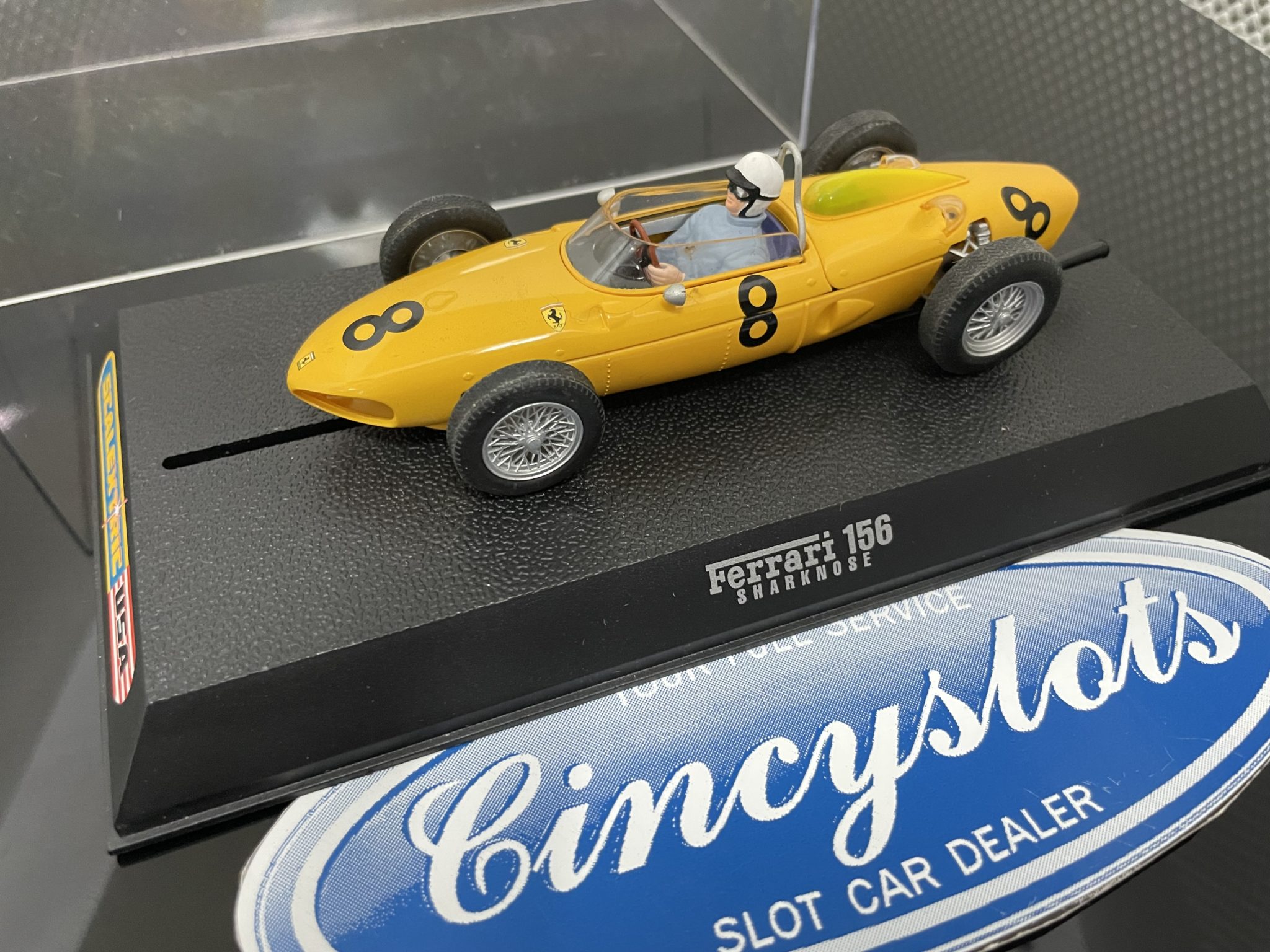 Scalextric Ferrari 156 Sharknose 1/32 Slot Car, Lightly Used.