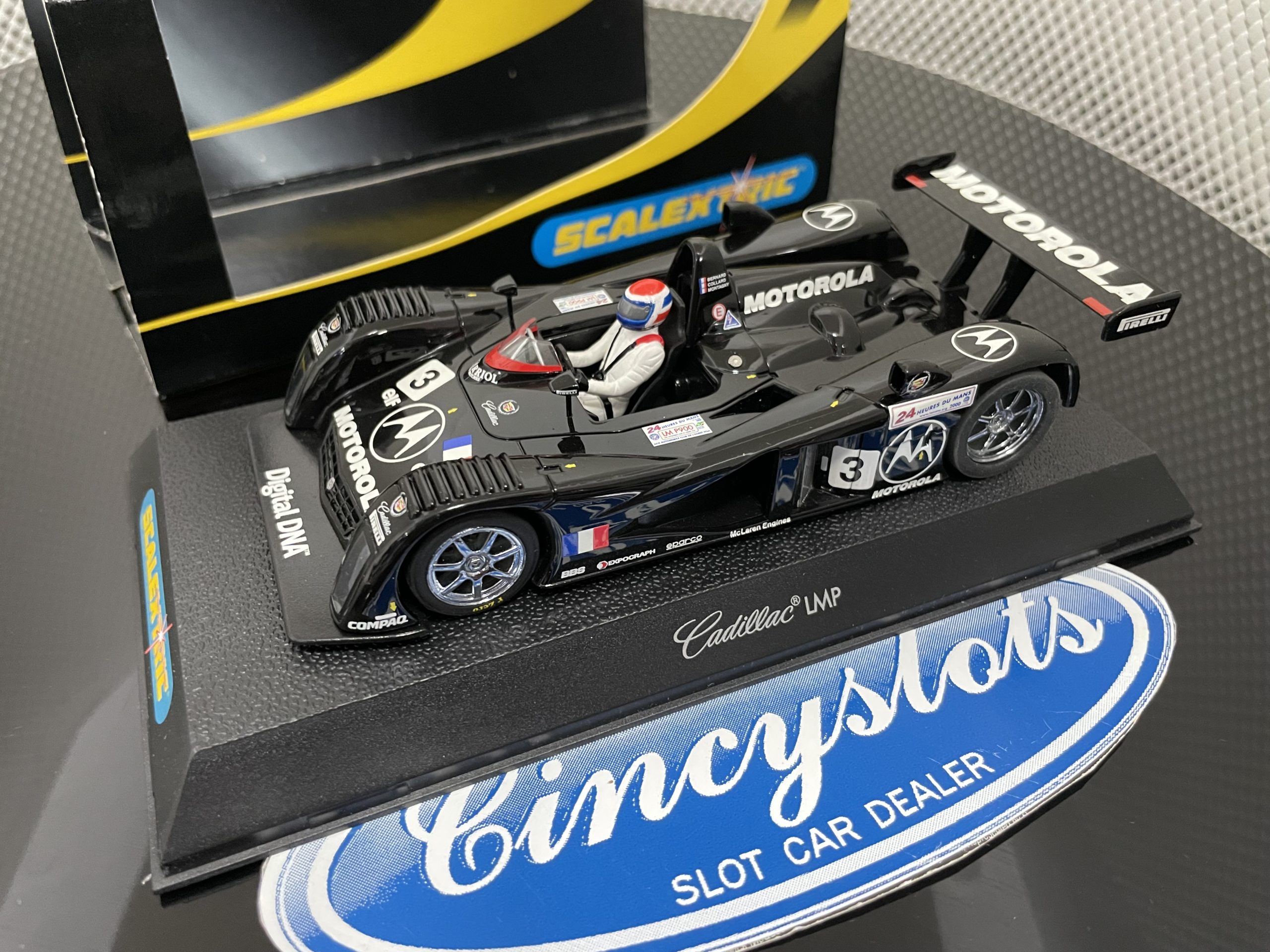 Scalextric C2259 Cadillac LMP 1/32 Slot Car, Lightly Used.