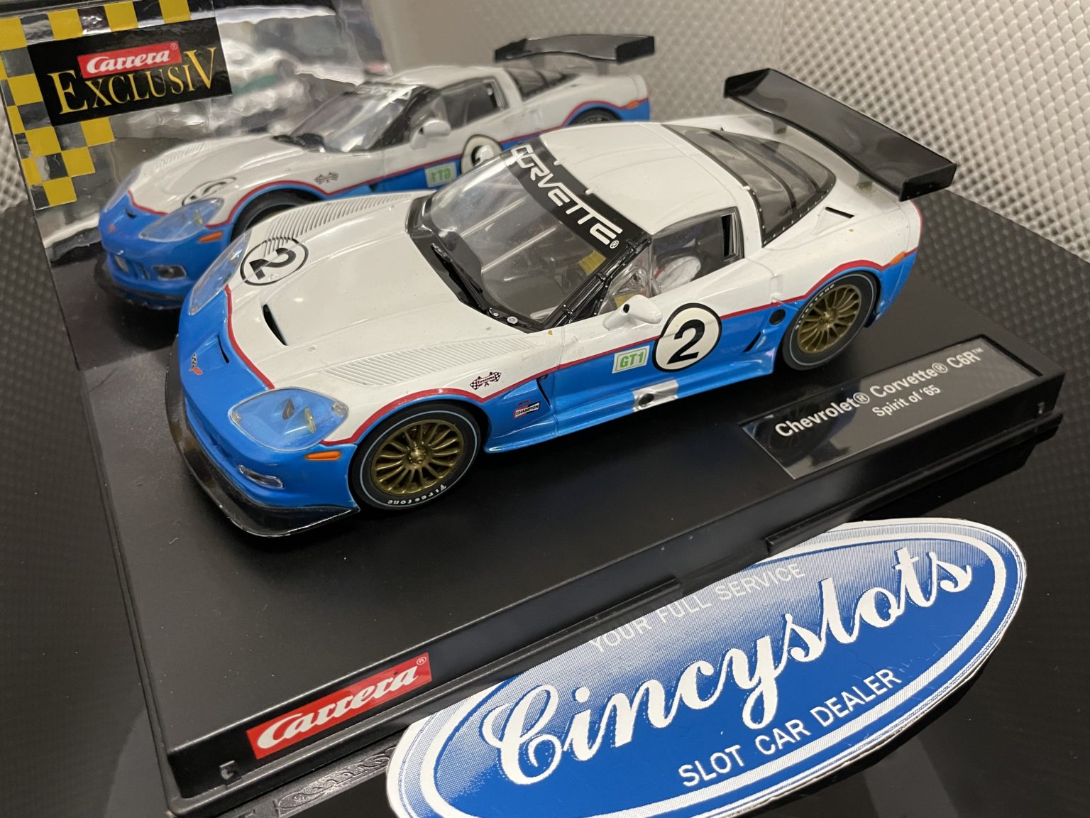 Carrera Exclusiv 20205 Chevrolet Corvette C6R Spirit of '65, Lightly Used.