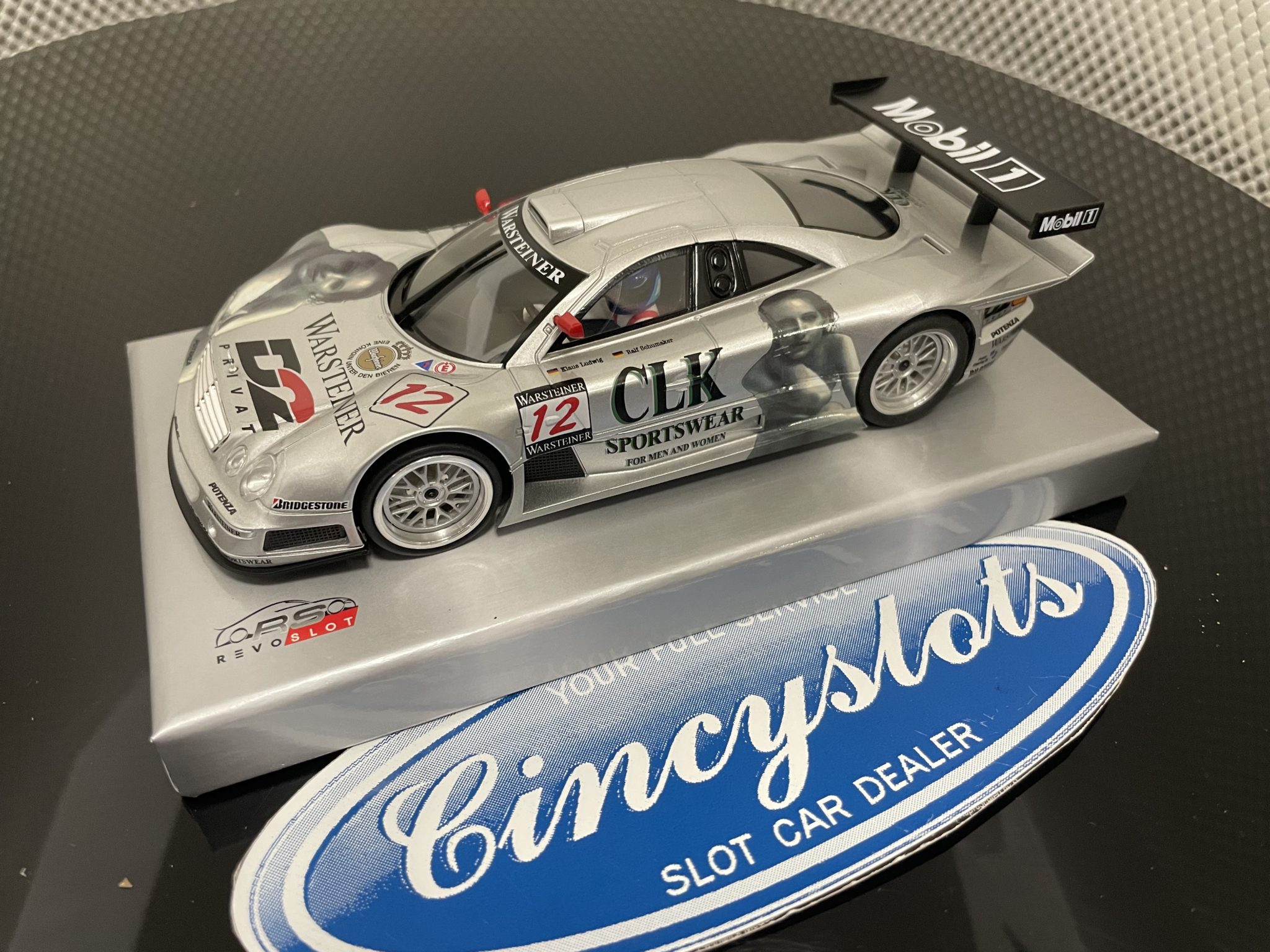 RevoSlot RS0134 Mercedes CLK Sportswear #12 1/32 Slot Car.