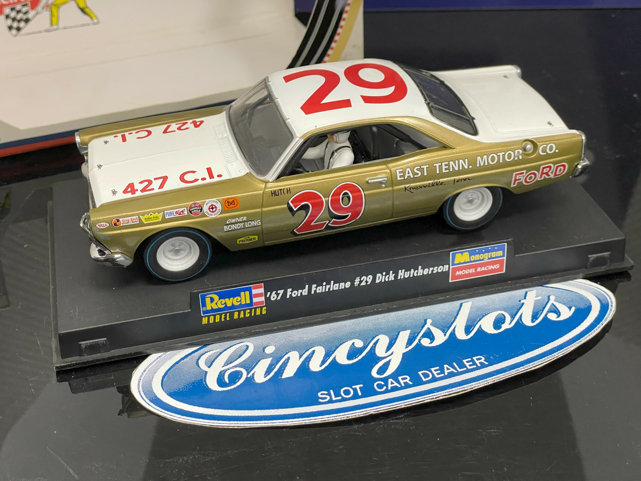 Monogram 4836 Ford Fairlane Nascar Hutcherson Lightly Used.