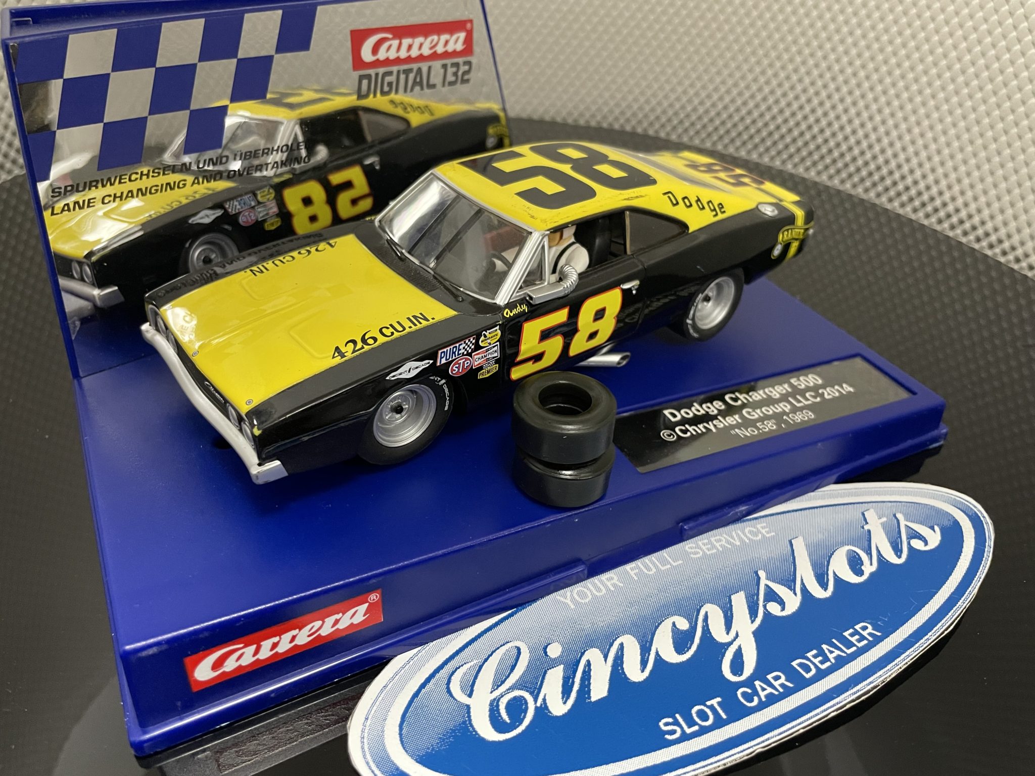 Carrera D132 30686 Dodge Charger 500, Lightly Used.