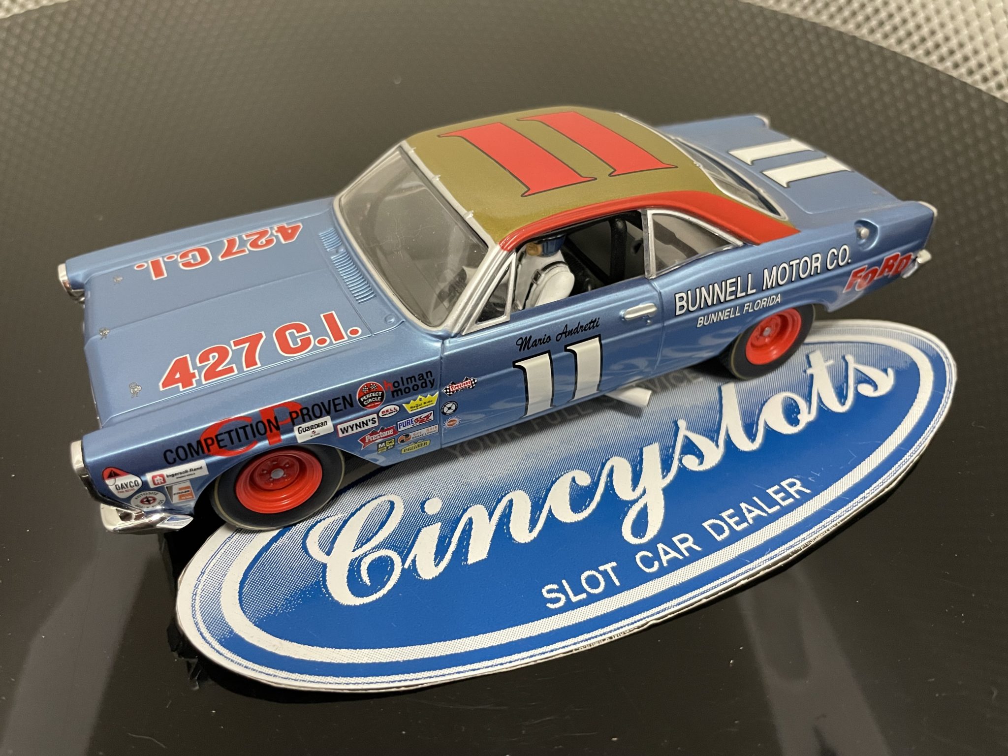 Monogram 4895 Ford Fairlane Nascar Andretti Lightly Used.
