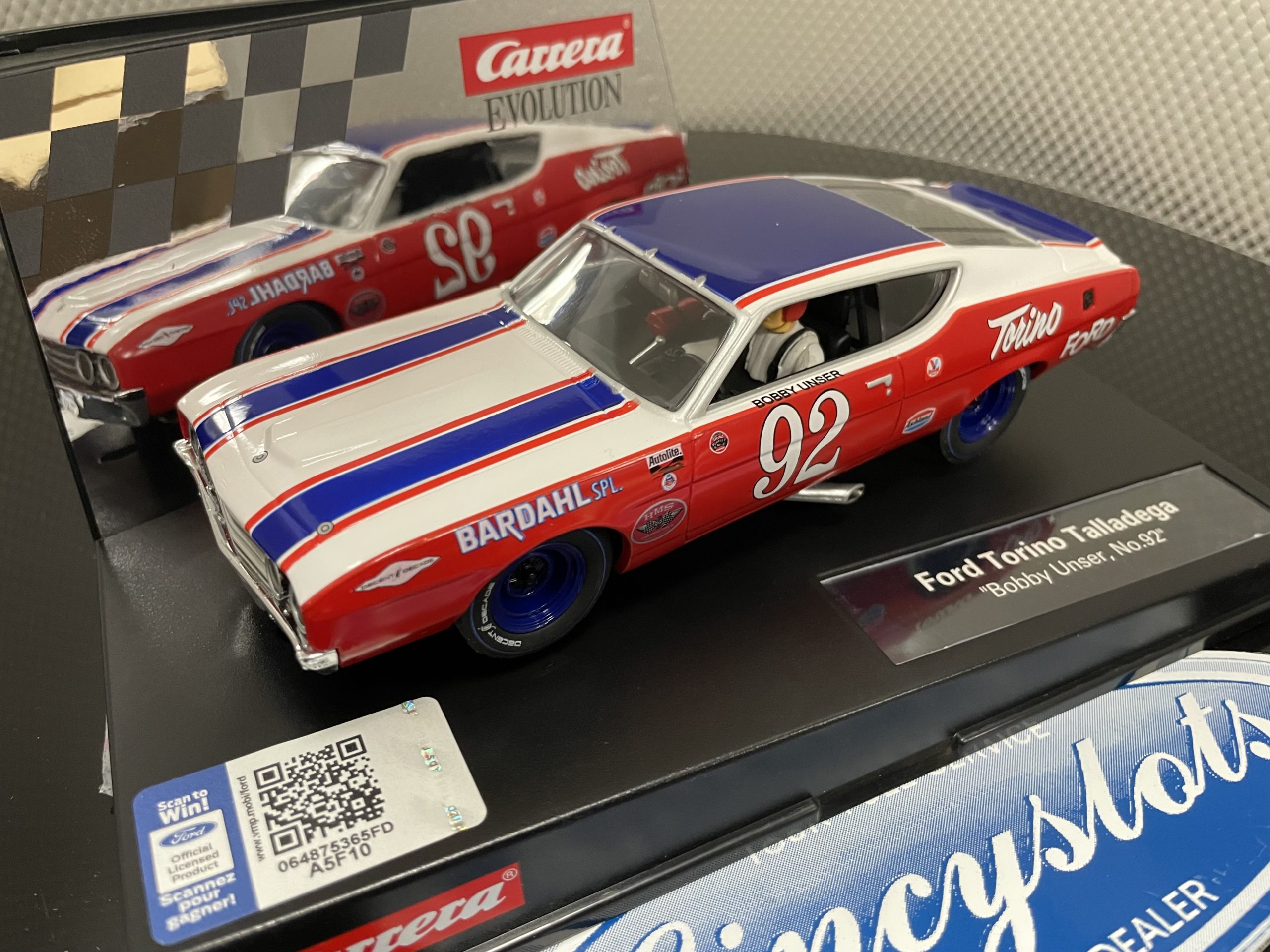 Carrera Evolution 27556 Ford Torino Talledaga, Lightly Used.