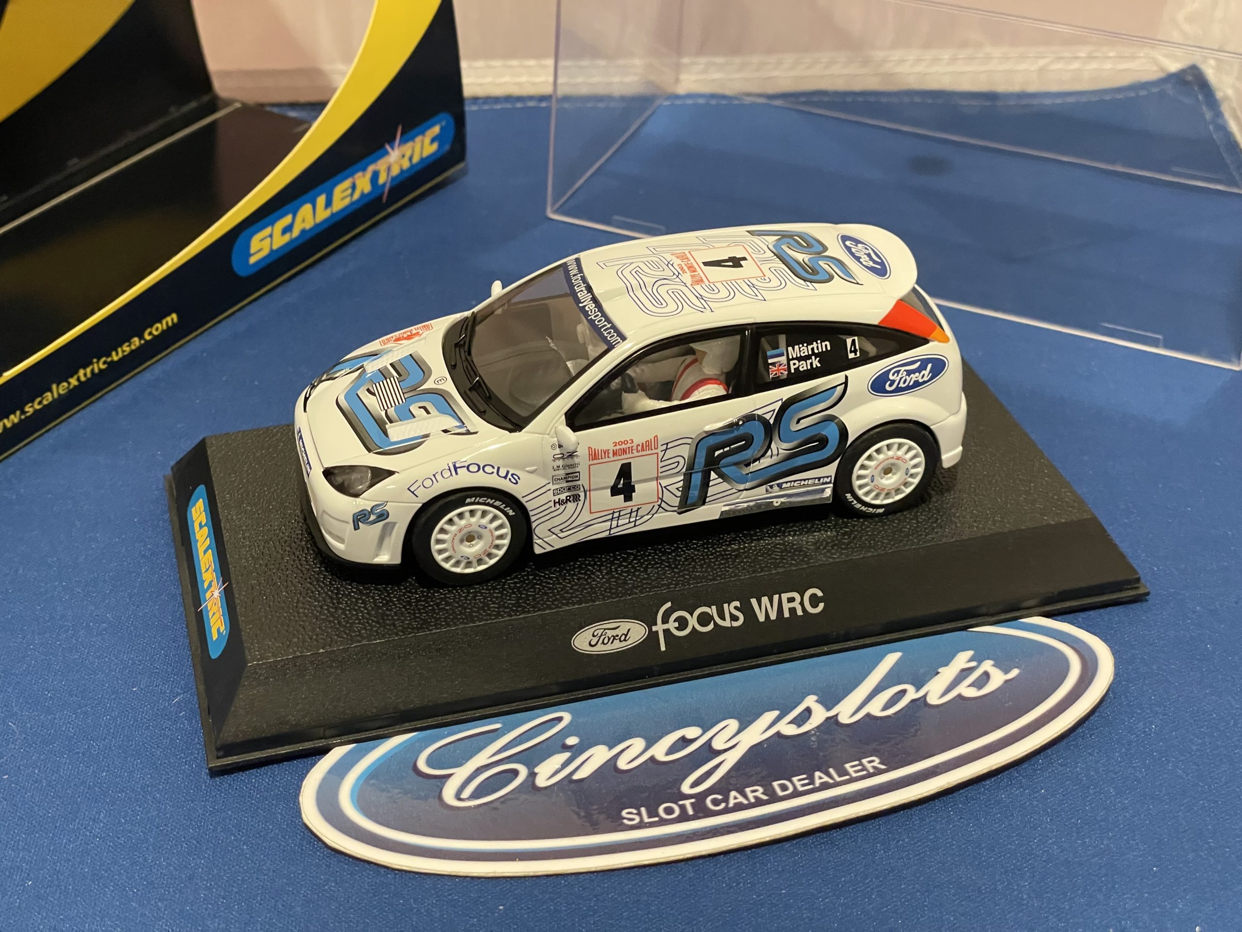 Scalextric C2489 Ford Focus WRC 1/32 Slot Car Lightly Used.