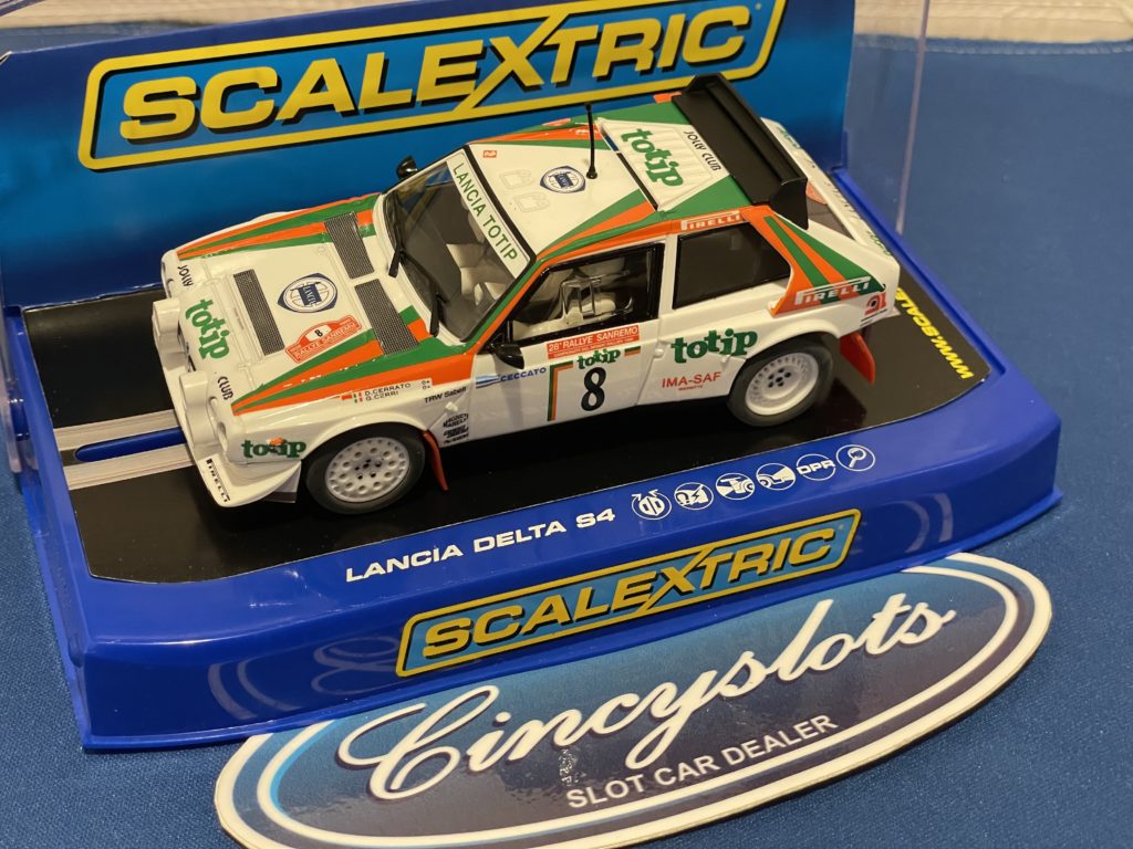 Scalextric C3638 Lancia Delta 1/32 Slot Car Lightly Used.