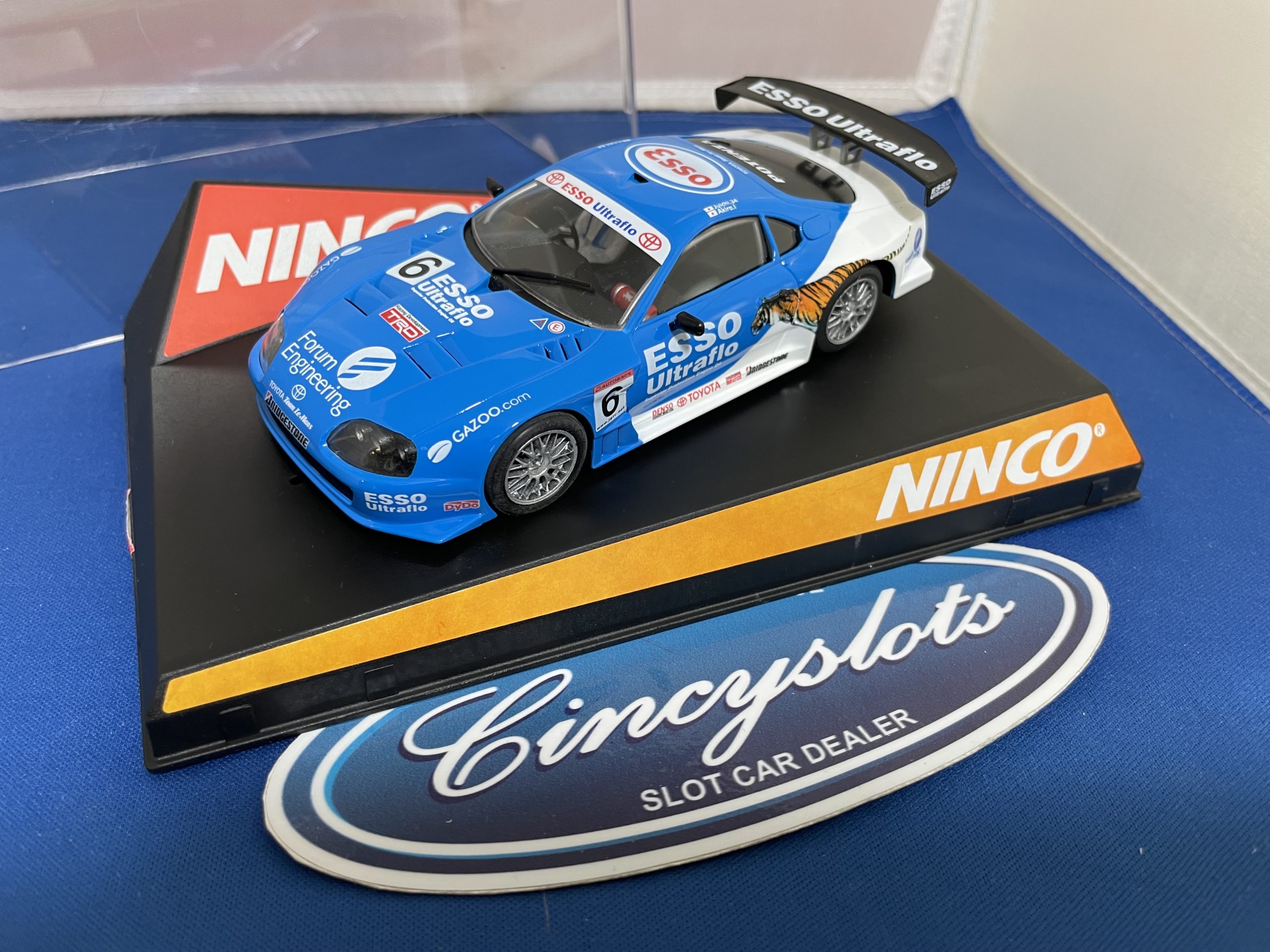 Ninco 50369 Toyota Supra ESSO, Lightly Used 1/32 Slot Car.