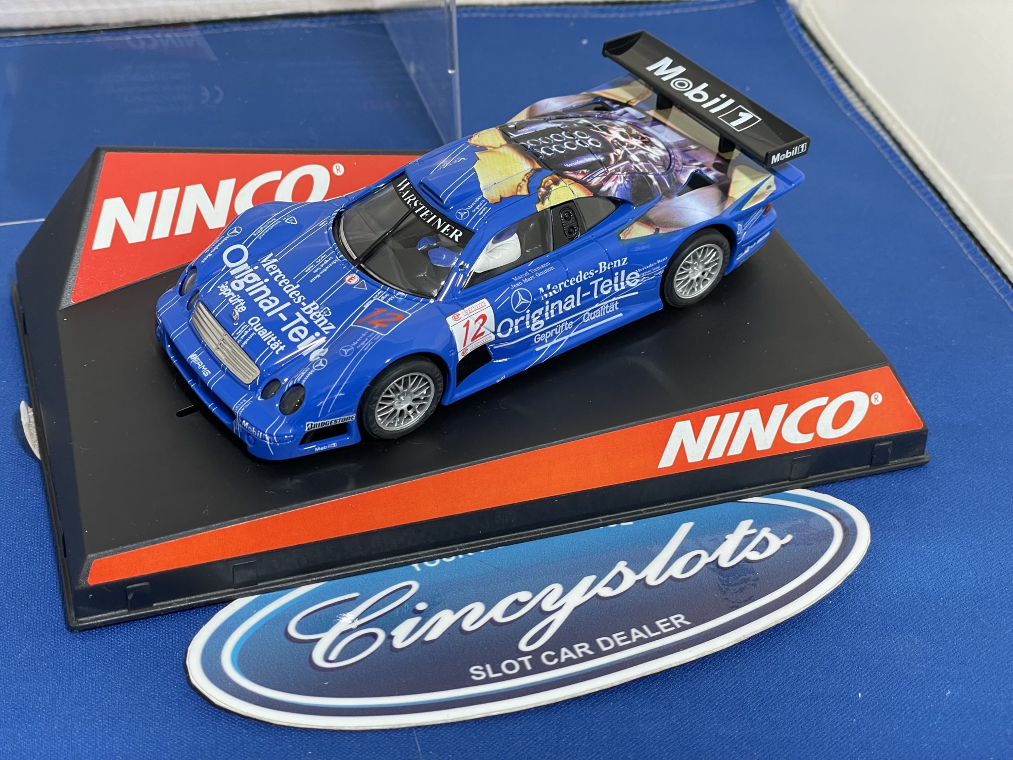 Ninco 50312 Mercedes CLK, Lightly Used 1/32 Slot Car.