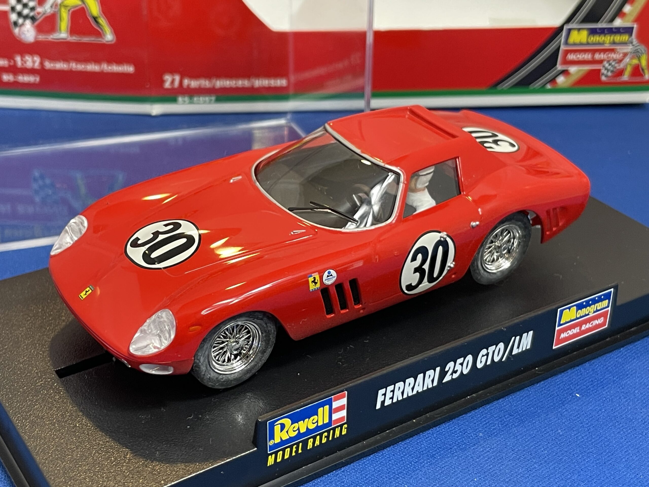 Monogram 85-4897 Ferrari 250 GTO/LM, 1/32 Slot Car.