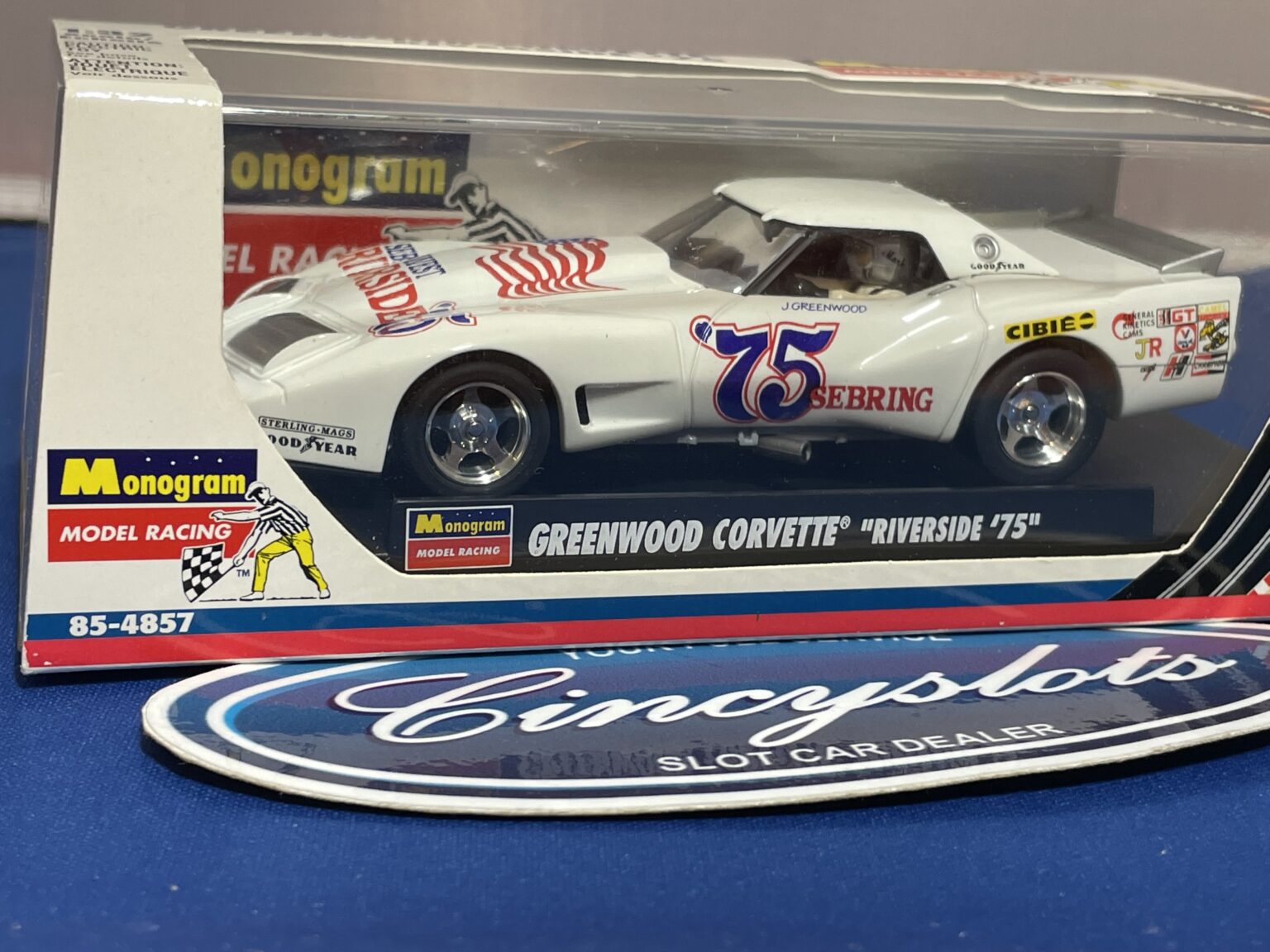Monogram Revell 4857 Greenwood Corvette #75 Convert. Aluminum Wheels ...